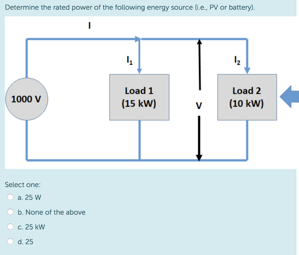 Solved Determine the rated power of the following energy | Chegg.com