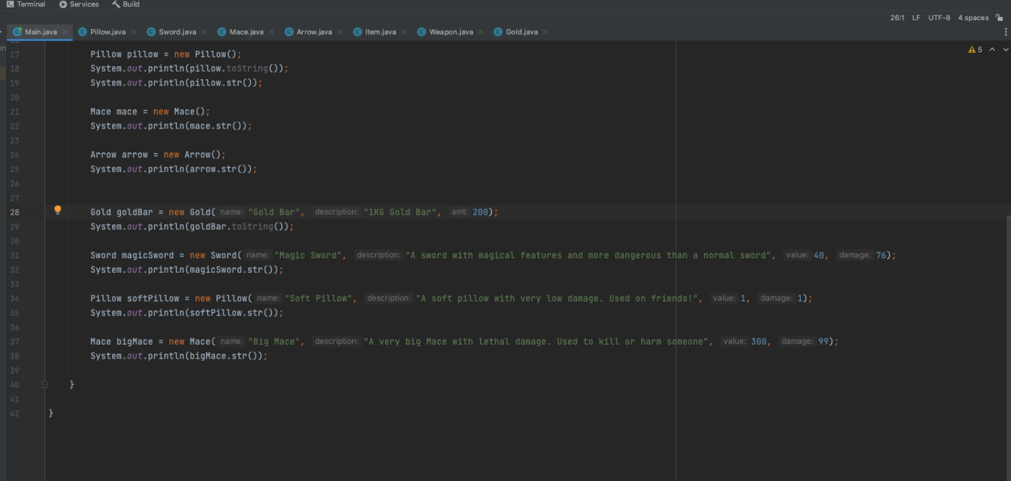 Solved hey I need this in java I have all the enemy classes | Chegg.com