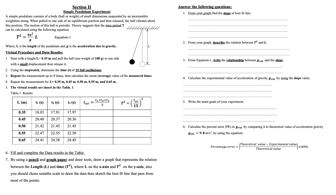 Solved Answer the following questions: 1. From your graph | Chegg.com