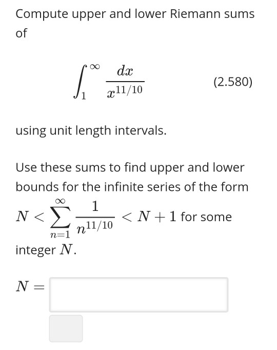 Solved Compute upper and lower Riemann sums of J dx 711/10 | Chegg.com