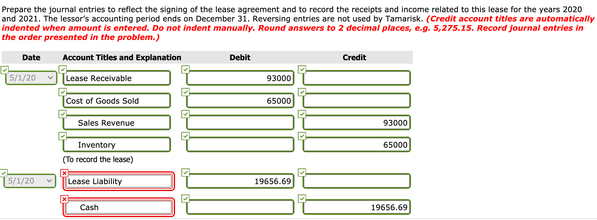Solved Exercise 21-11 (Part Level Submission) The following | Chegg.com