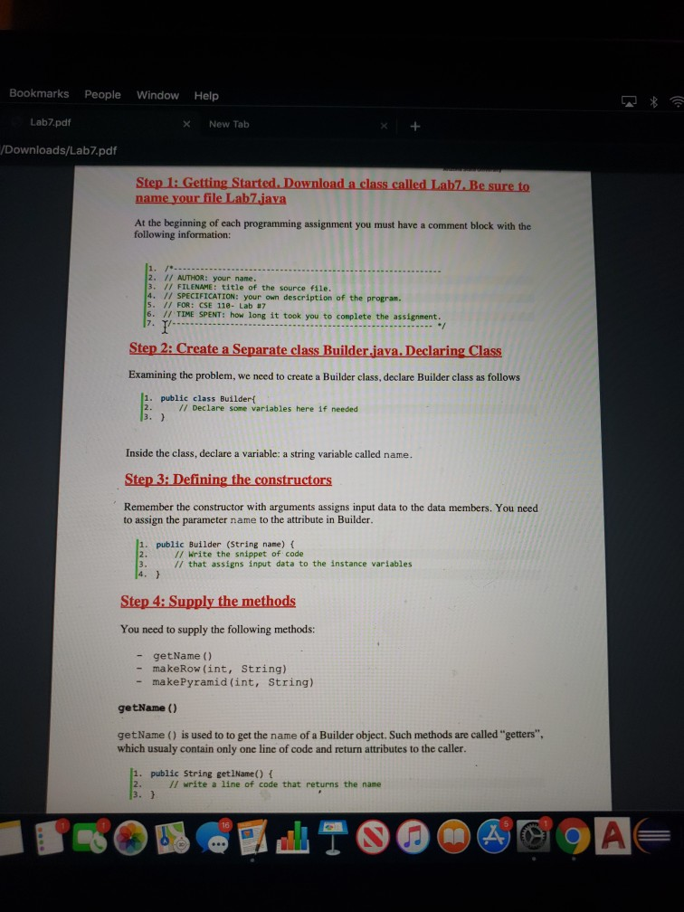 a final class can have instances