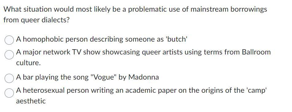 What situation would most likely be a problematic use | Chegg.com