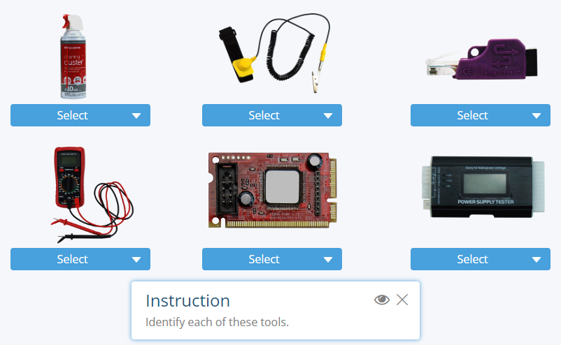 Solved Identify each of these tools from an IT | Chegg.com