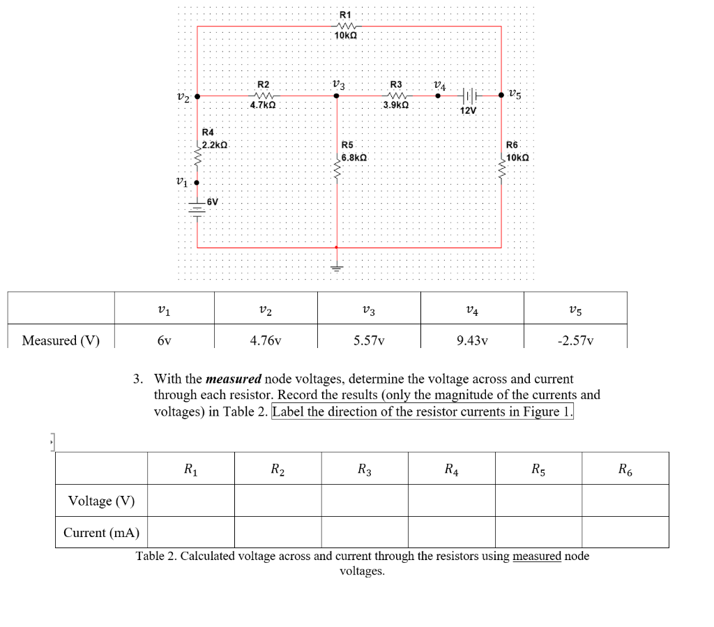 Solved R1 10kg R2 V3 R3 V4 25 4.7k 3.9k 12V R4 2.2k R5 6.8k | Chegg.com