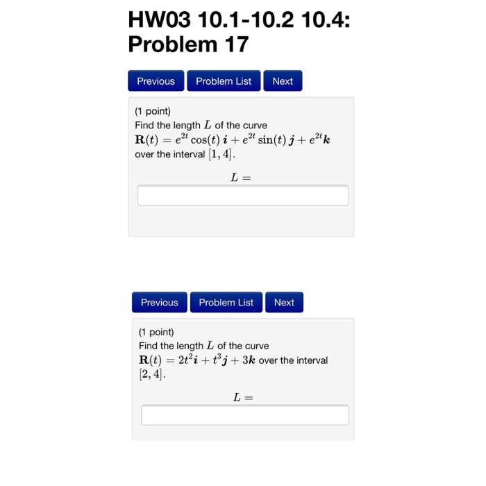 Solved HW03 10.1-10.2 10.4: Problem 17 Previous Problem List | Chegg.com