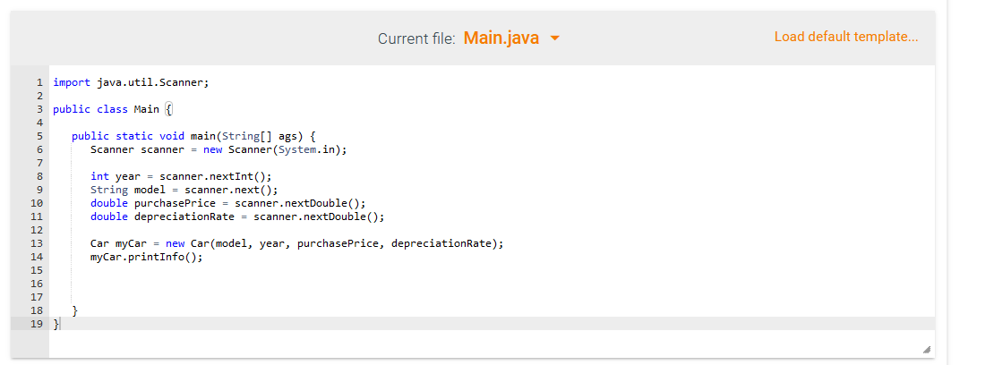 Solved 11.18 LAB: Car value (classes) - Java Version 1) | Chegg.com