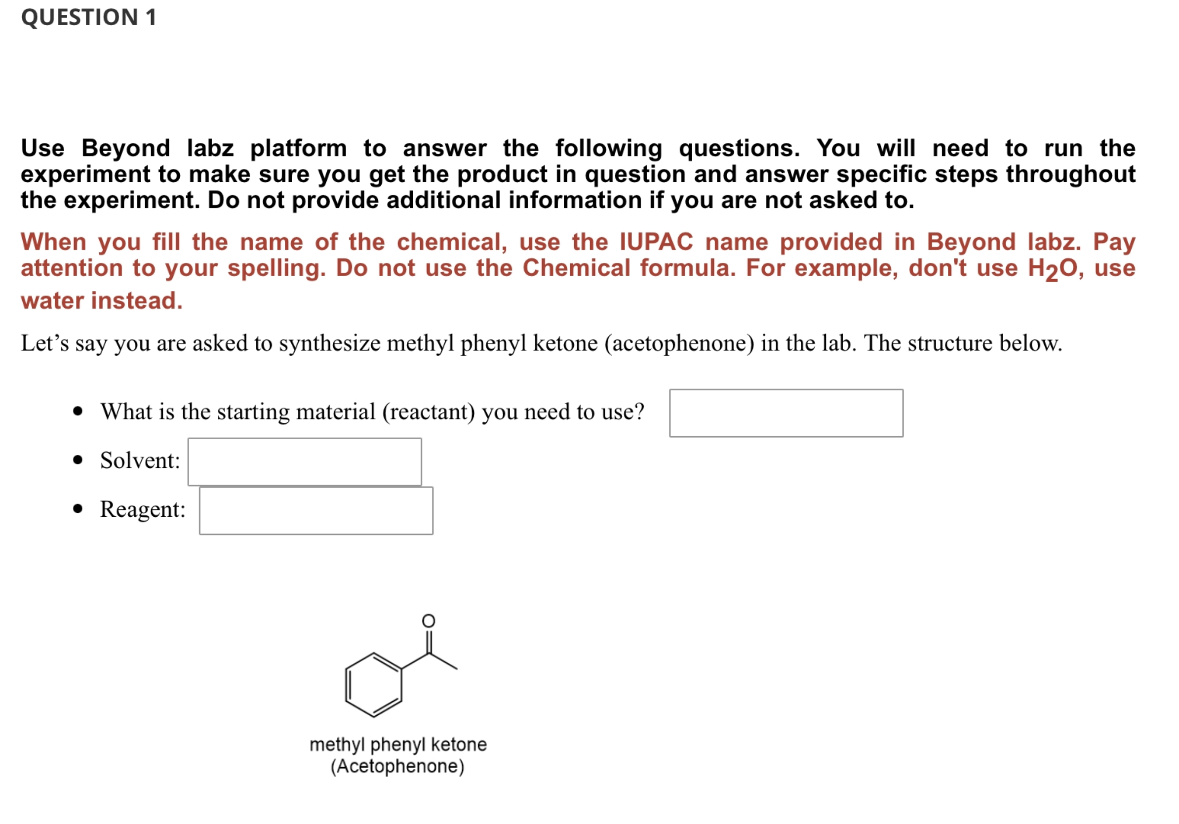 Solved Use Beyond labz platform to answer the following | Chegg.com