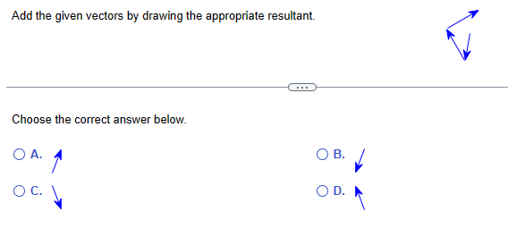 Add the given vectors by drawing the appropriate | Chegg.com