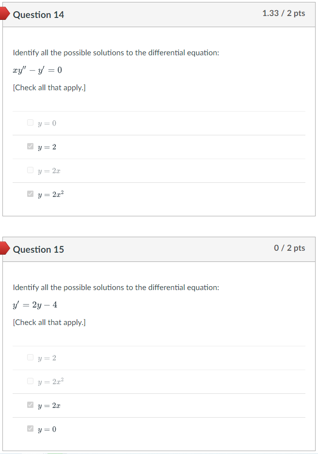 Solved Please help! I need help with properly solving both | Chegg.com