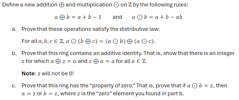 Solved Write the correct mathematical proofs for the | Chegg.com
