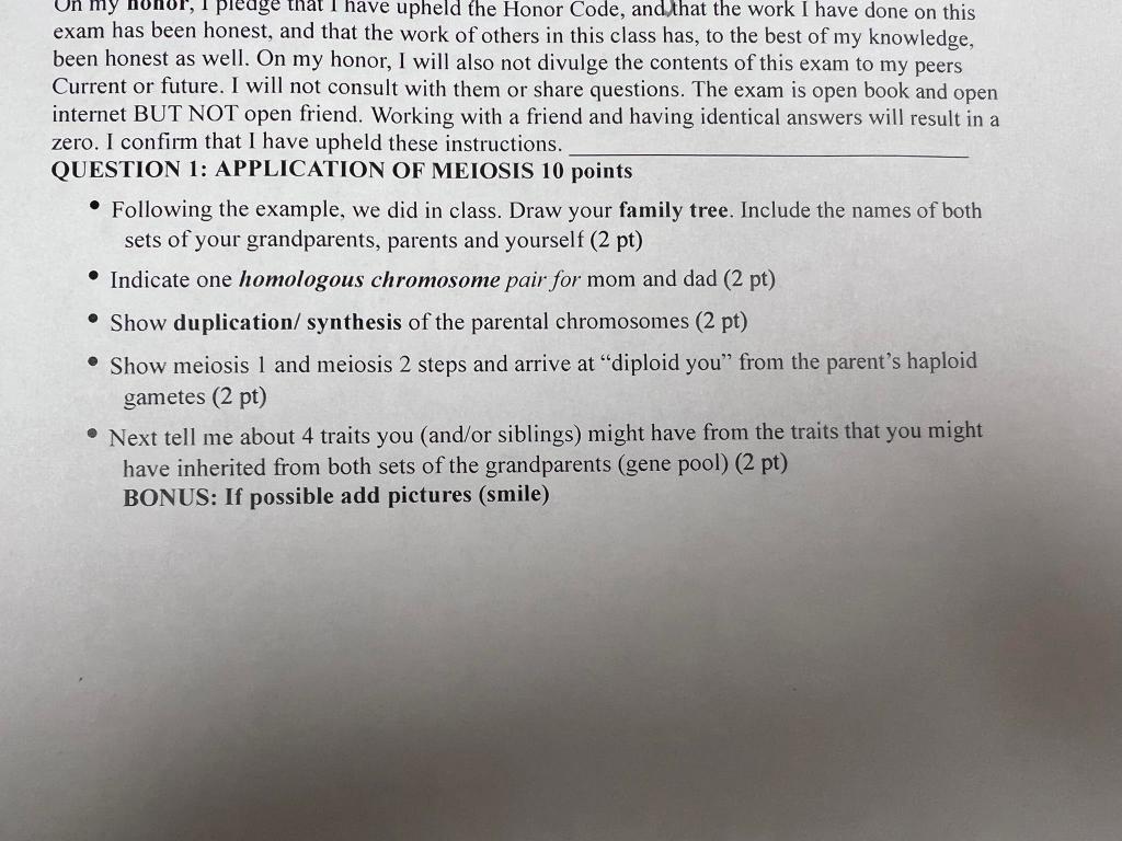 hor, I pledge that I have upheld the Honor Code, and | Chegg.com