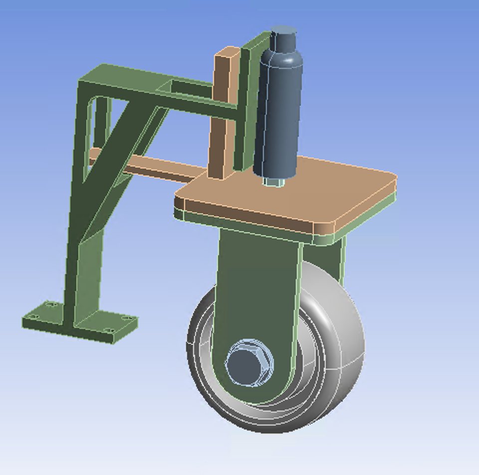 Solved 1. Make a free-body diagram for the wheel that is | Chegg.com