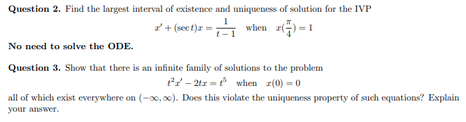 Solved x′+(sect)x=t−11 when x(4π)=1 No need to solve the | Chegg.com