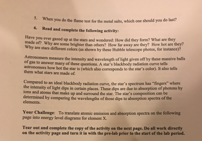 Solved PRE-LABORATORY ASSIGNMENT Prior to attending the | Chegg.com