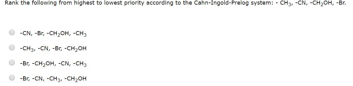 Solved Rank the following from highest to lowest priority | Chegg.com