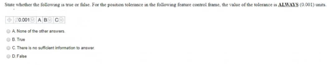 Solved Consider the following feature control frame. The | Chegg.com