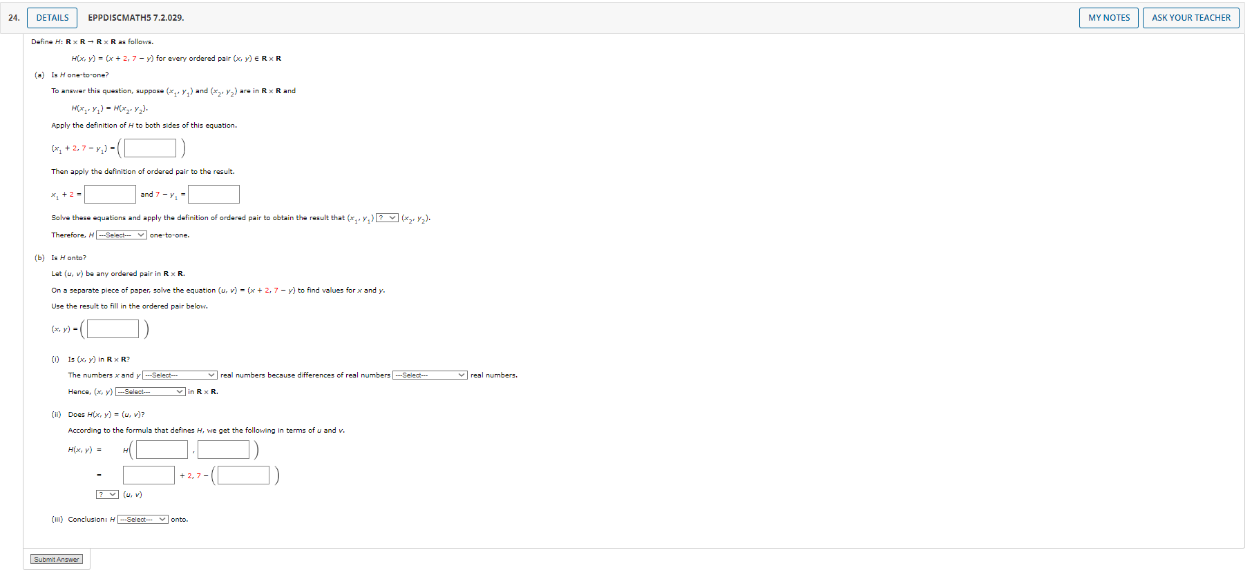 Solved H(x1,y1)=H(x2,y2). Apply the definition of H to both | Chegg.com