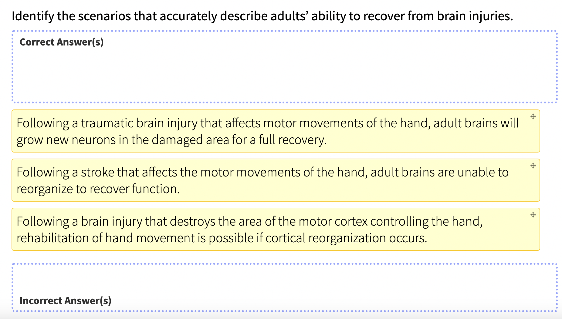Solved Identify the scenarios that accurately describe | Chegg.com