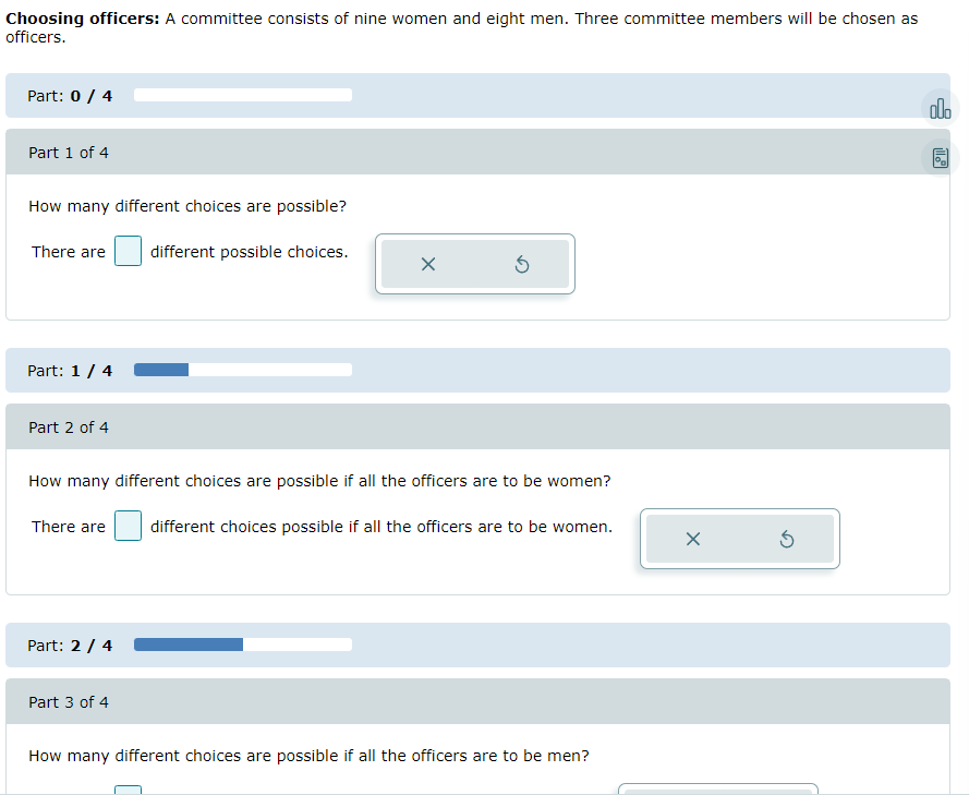 Solved Choosing officers: A committee consists of nine women | Chegg.com