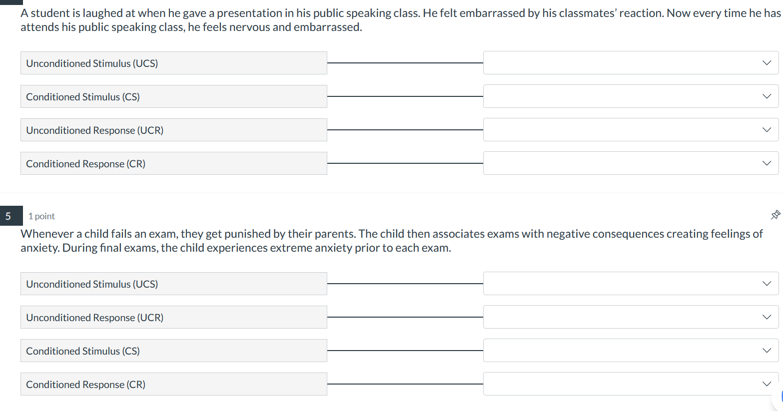 Solved Whenever a child fails an exam, they get punished by | Chegg.com