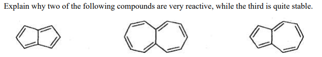 Solved Explain why two of the following compounds are very | Chegg.com