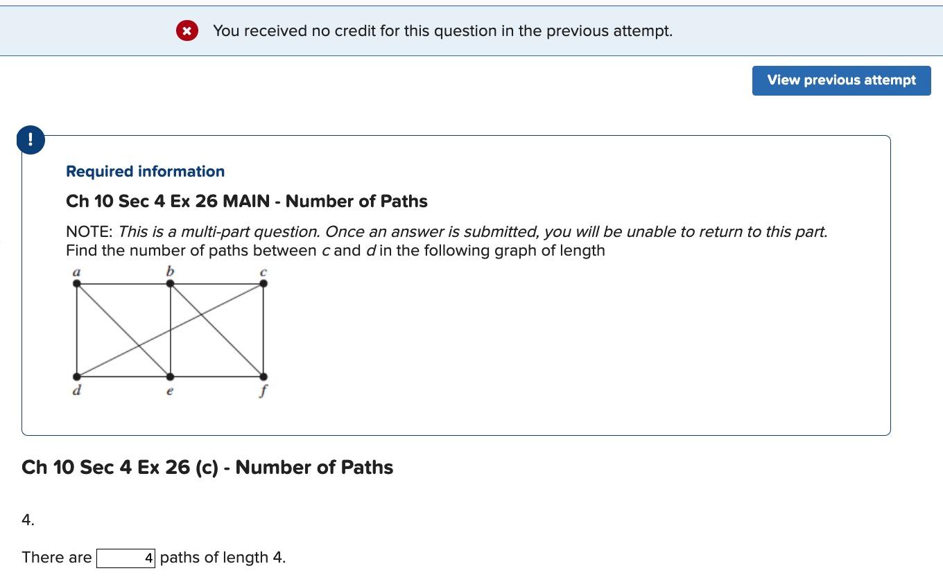 Solved * You received no credit for this question in the | Chegg.com