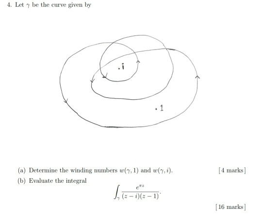 Solved Winding numbers question. I think I know how to do a. | Chegg.com