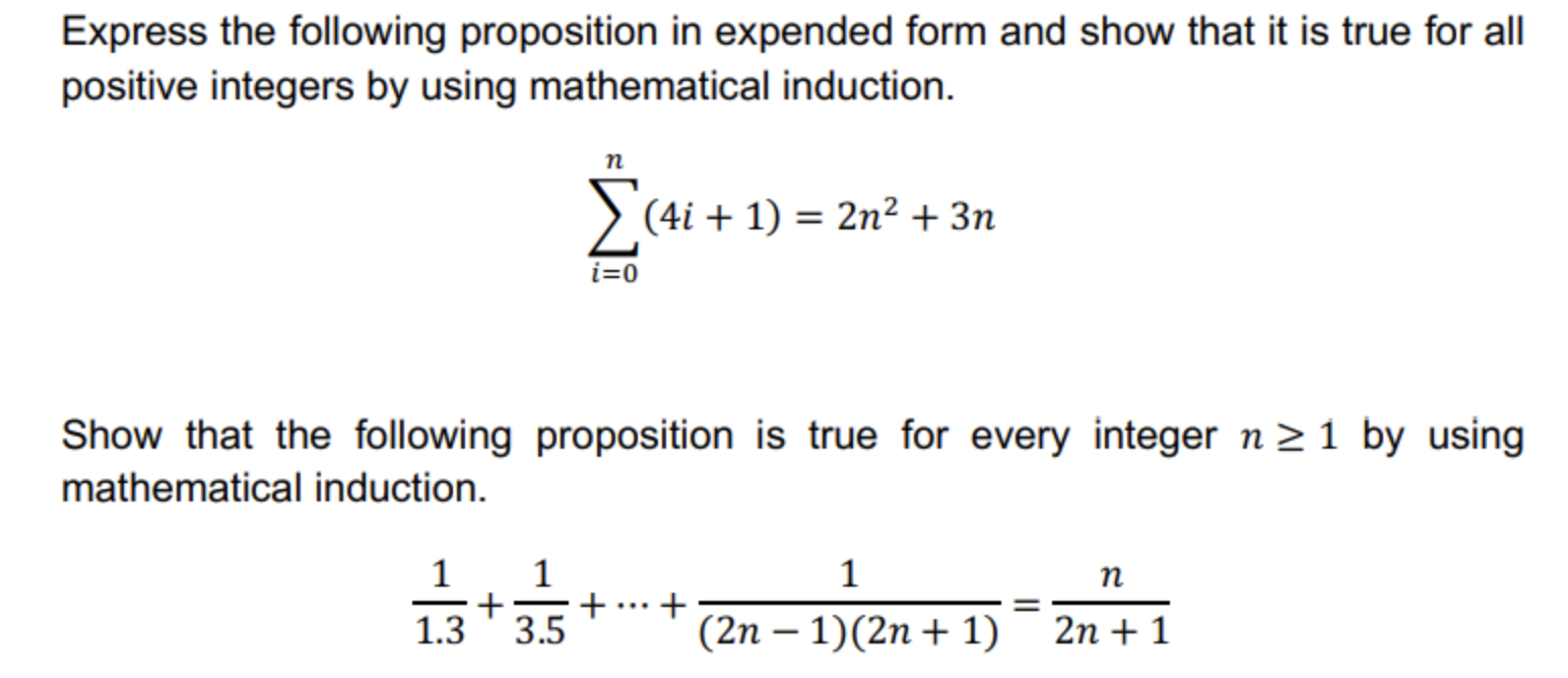 Solved Express the following proposition in expended form | Chegg.com