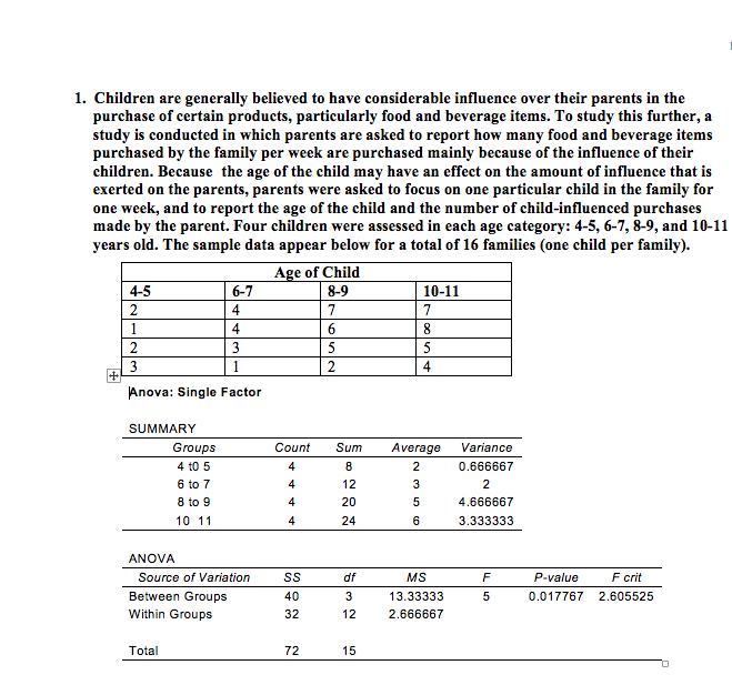 Solved 1. Children are generally believed to have | Chegg.com