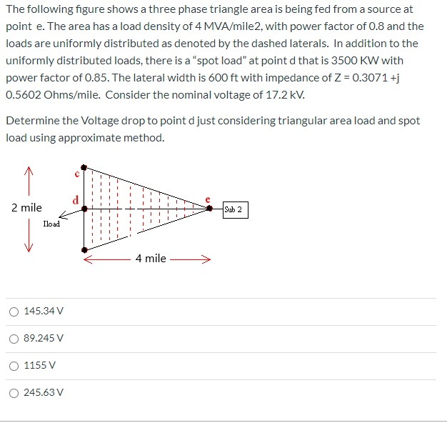 The following figure shows a three phase triangle | Chegg.com