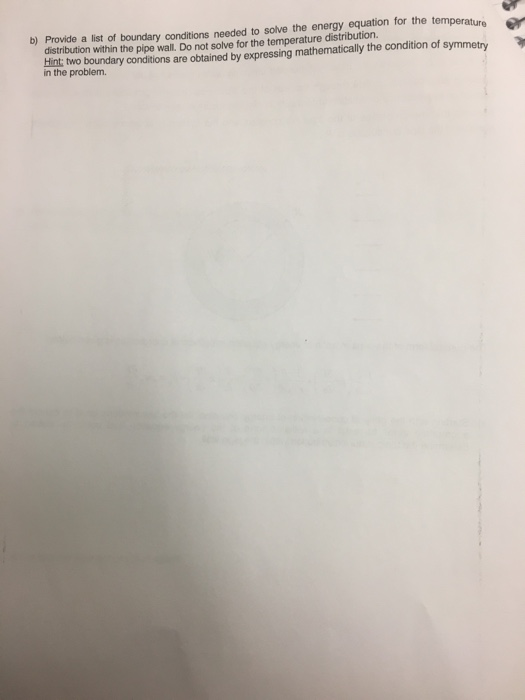 Solved Consider an infinitely long pipe in cross flow, wher | Chegg.com