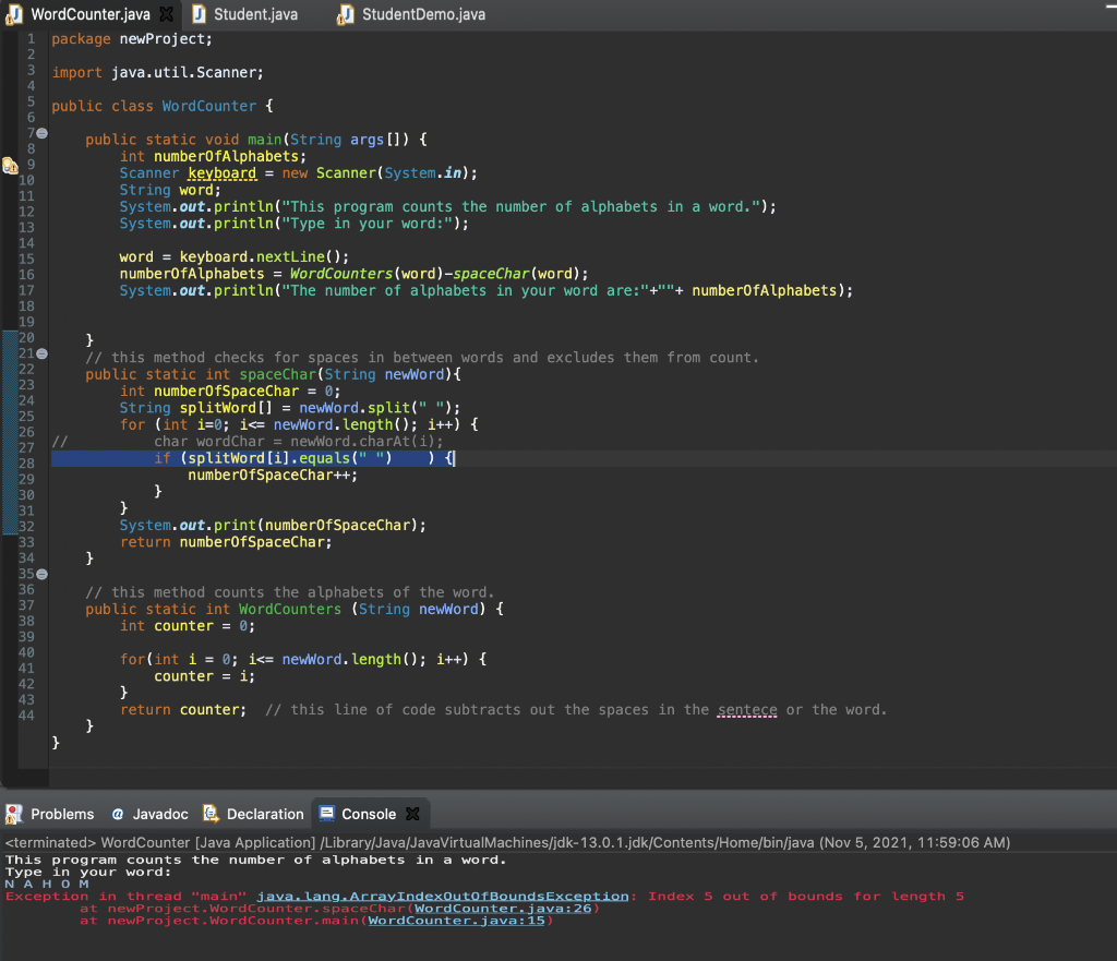 Solved I don't understand What is wrong with my code, can | Chegg.com