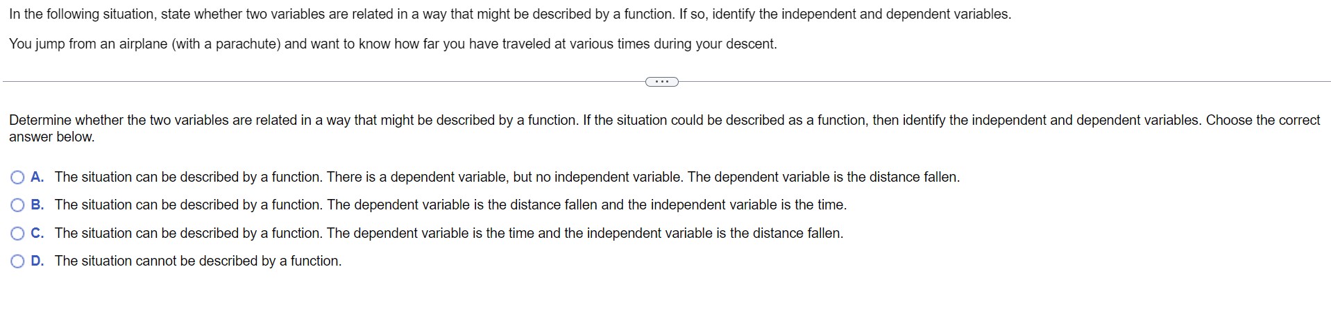 Solved In the following situation, state whether two | Chegg.com