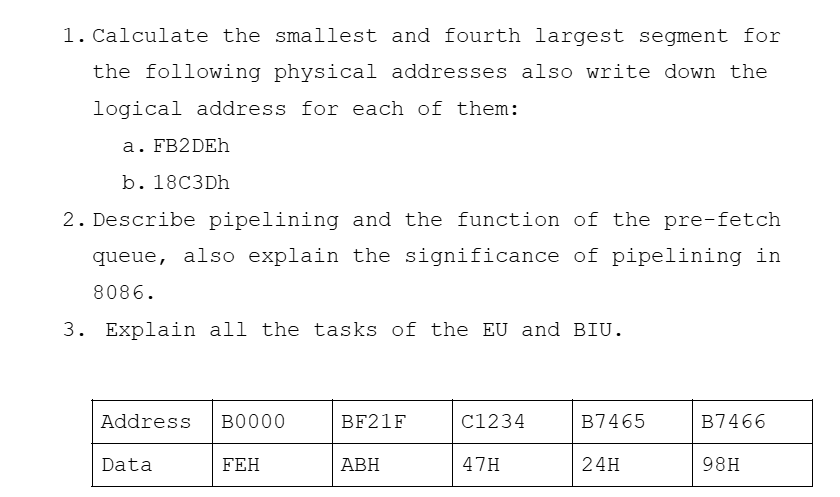 Solved by an EXPERT Solve all the questions correctly. | Chegg.com