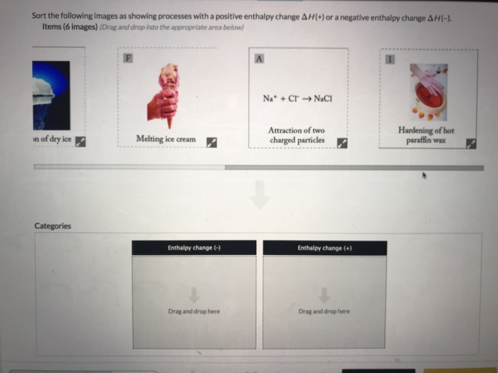 Solved Sort the following images as showing processes with a | Chegg.com