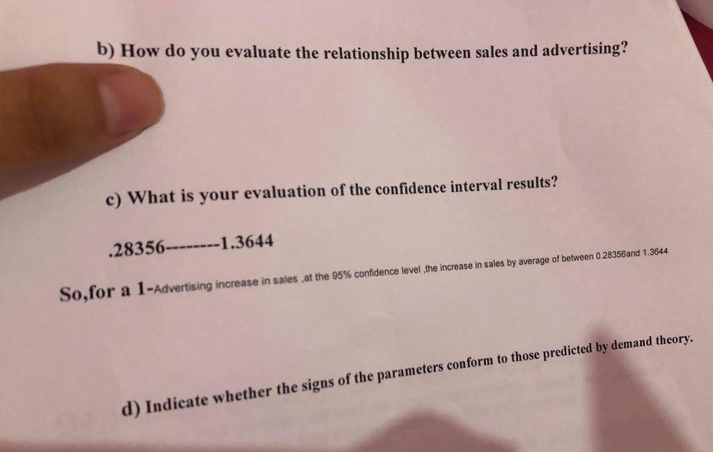 Solved Q3( points): A researcher estimated a linear | Chegg.com