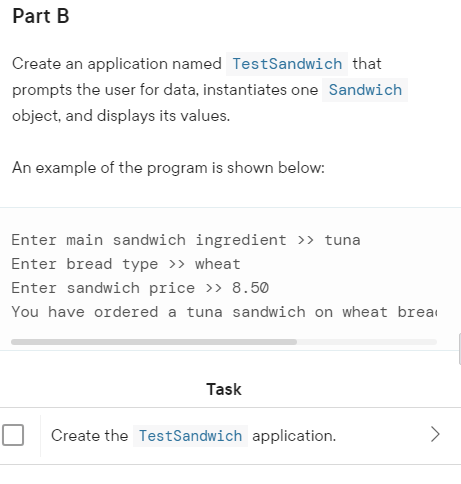 Solved Create a class named - Data fields include a String | Chegg.com