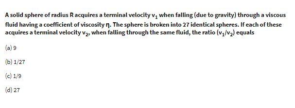 Solved A solid sphere of radius Racquires a terminal | Chegg.com