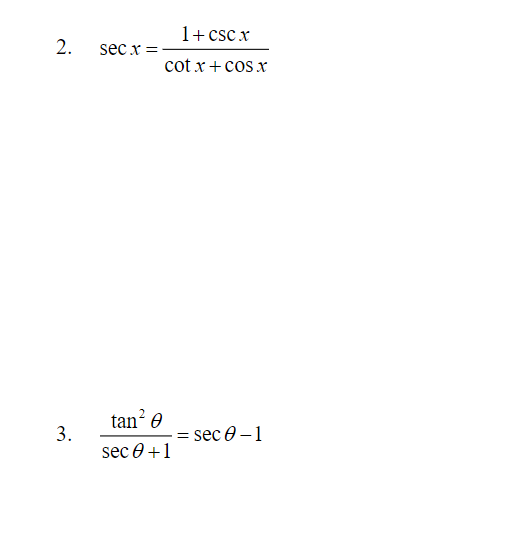 Solved Prove each identity by transforming one side into the | Chegg.com