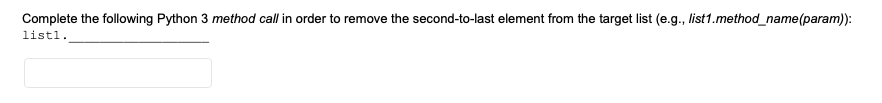 Solved Complete the following Python 3 method call in order | Chegg.com Solved Complete the following Python 3 method call in order | Chegg.com