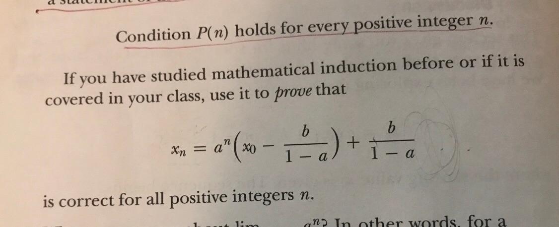 Solved Condition P(n) holds for every positive integer n. If | Chegg.com