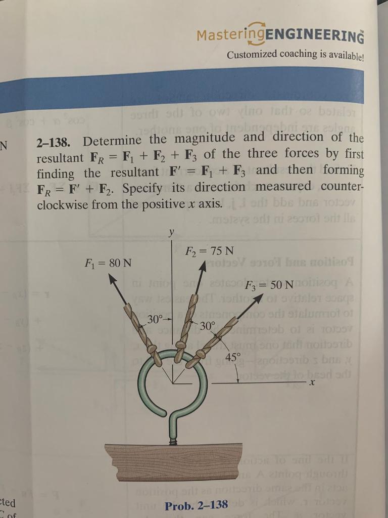 Solved MasteringENGINEERING Customized coaching is | Chegg.com