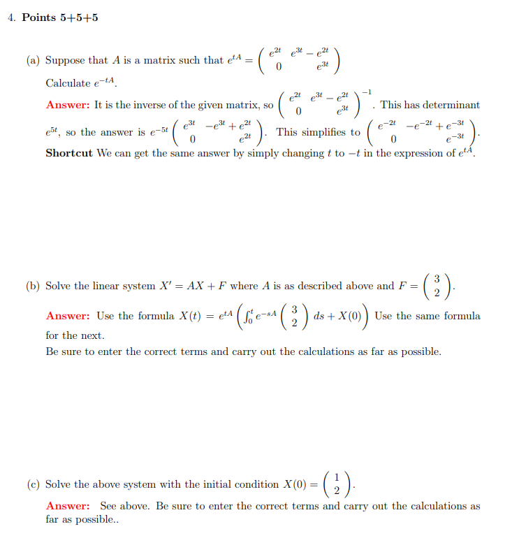 Solved The answer is given, please work out the solution. | Chegg.com