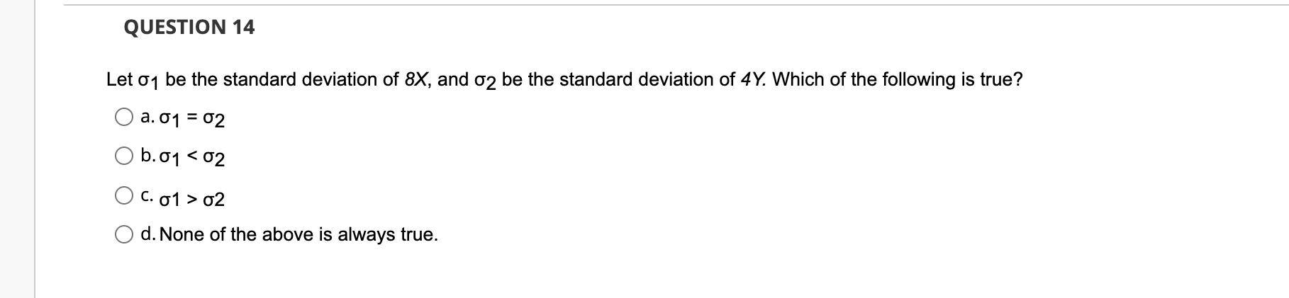 Solved The random variable X has mean 5 and standard | Chegg.com