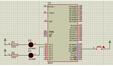 Solved write a code to Input external interrupts from the | Chegg.com