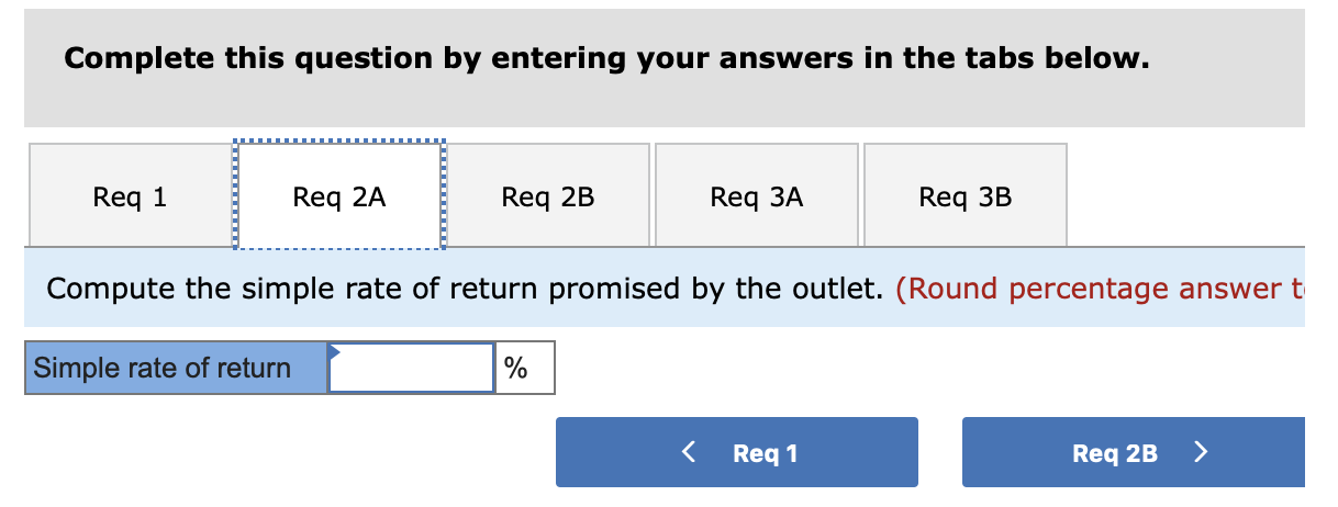 Solved Problem 7-19 (Algo) Simple Rate of Return; Payback | Chegg.com