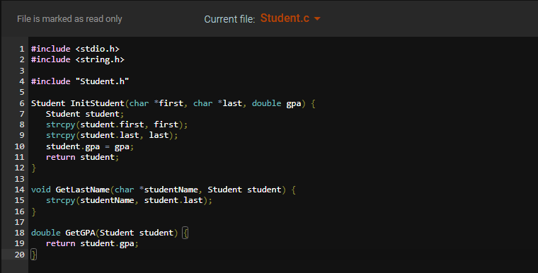 Solved 13.17 Clone of LAB: Print student rosterComplete | Chegg.com