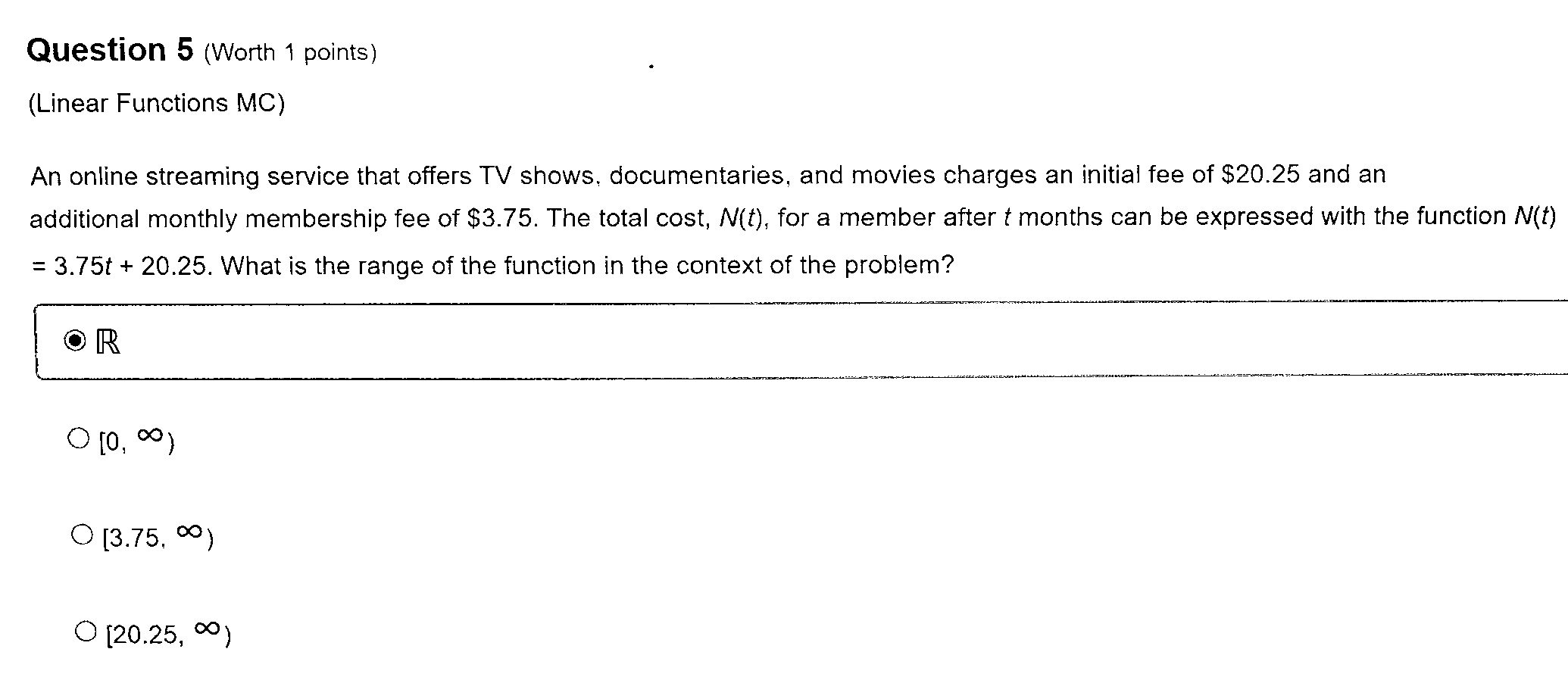 Solved An online streaming service that offers TV shows, | Chegg.com