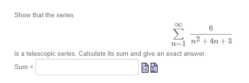 Solved The series ∑n=1∞(arctan(n+5)−arctan(n+3)) is a | Chegg.com
